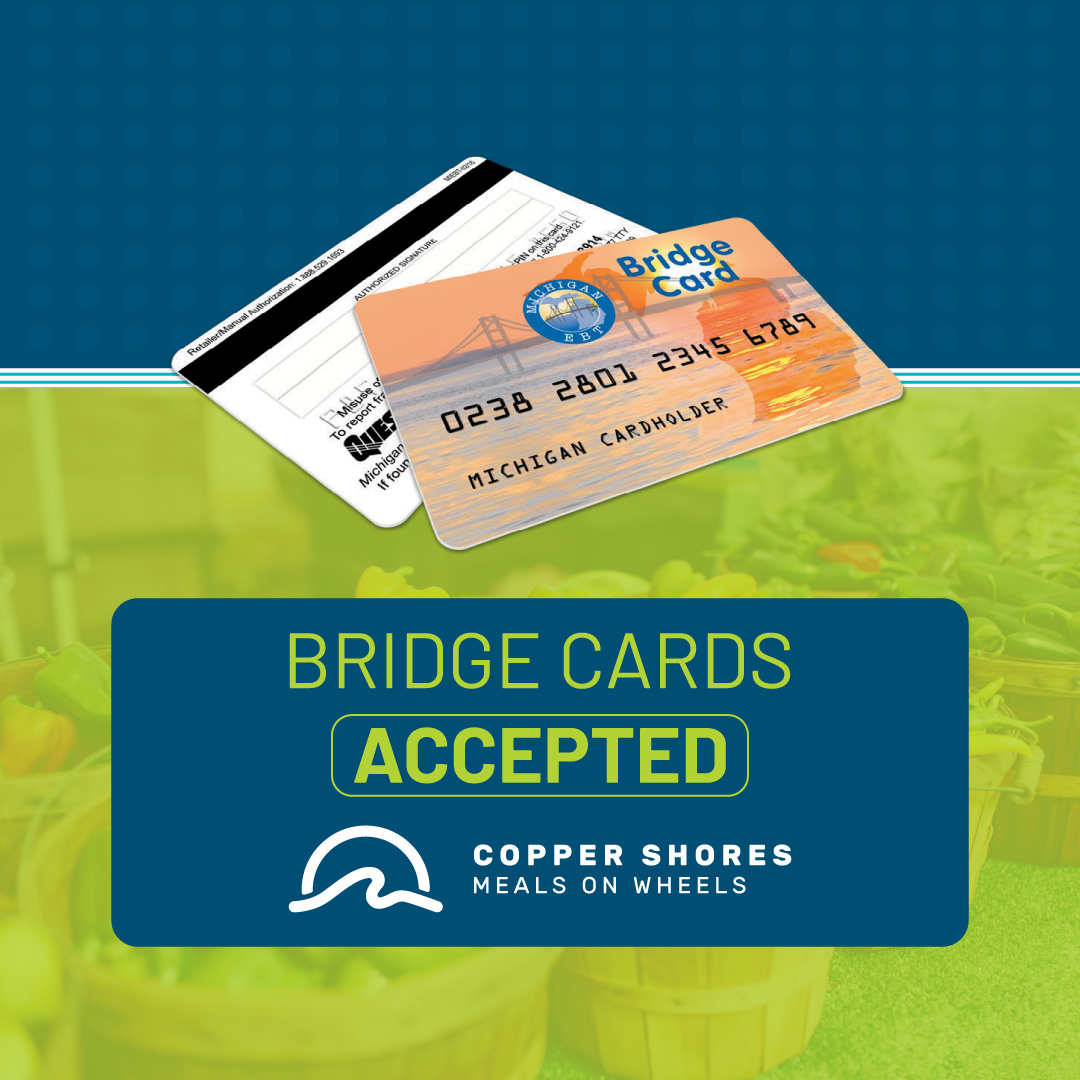 Meals on Wheels accepts Bridge Card payments