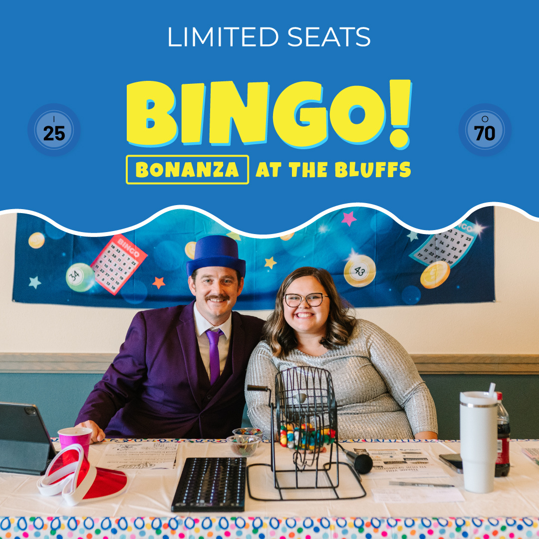 Bingo Bonanza at The Bluffs coming September 10, 2024