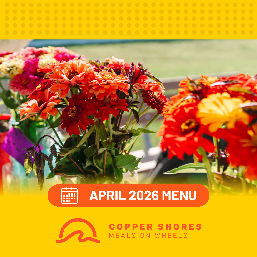 April 2026 Menu Highlight at Copper Shores Meals on Wheels